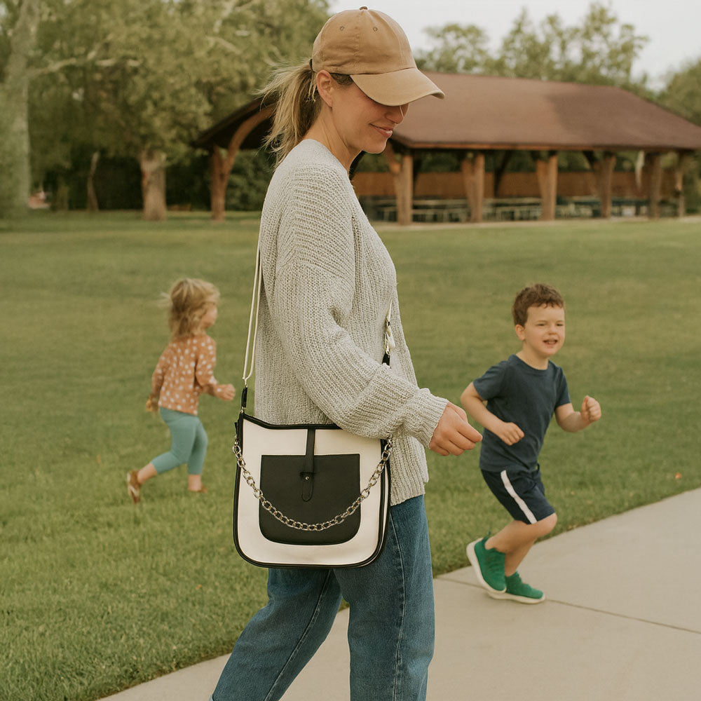 Ahdorned Aubrey Large Canvas Messenger — ShopTheAddison