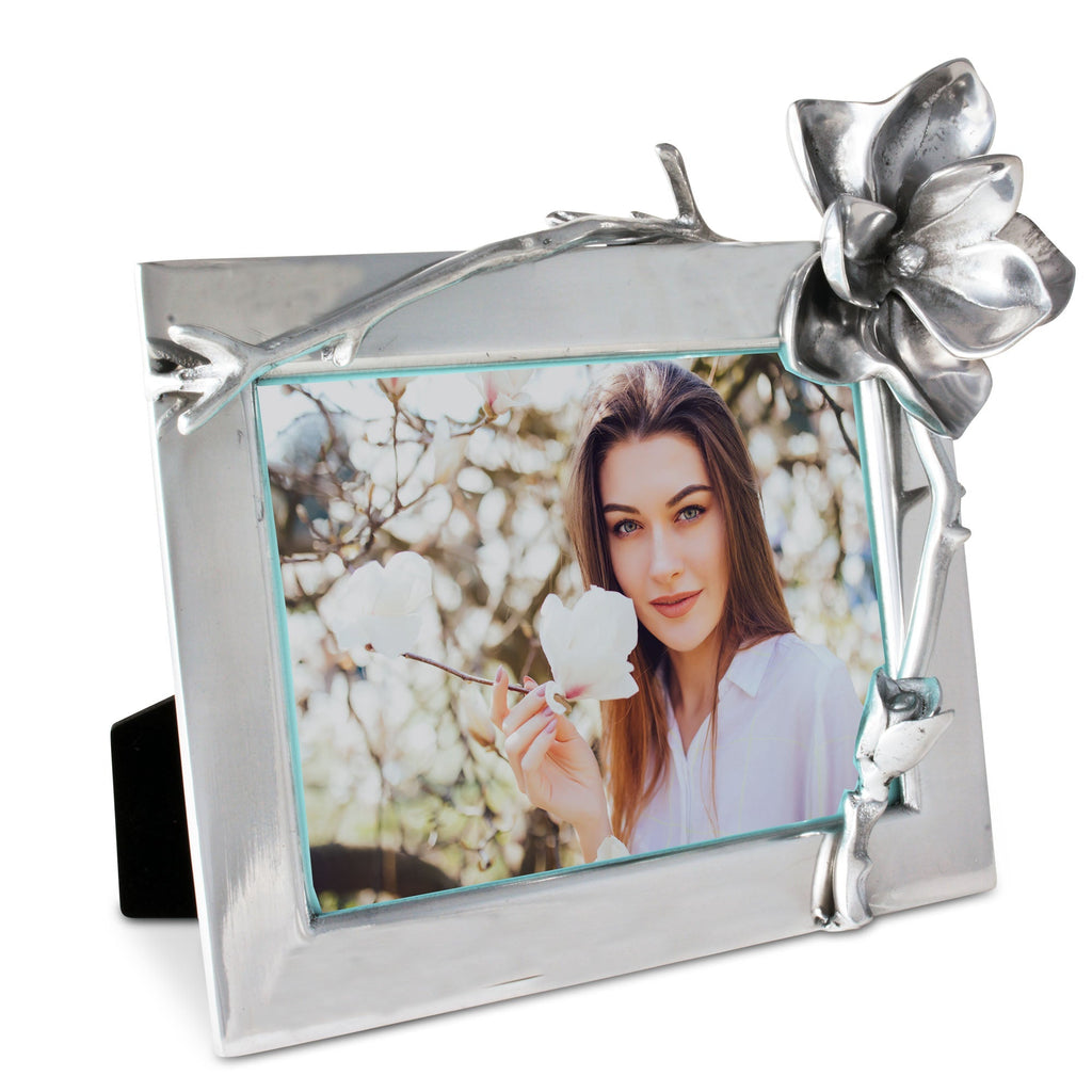 Arthur Court 4 inches x 6 inches Photo Frame - Magnolia Blossom ...
