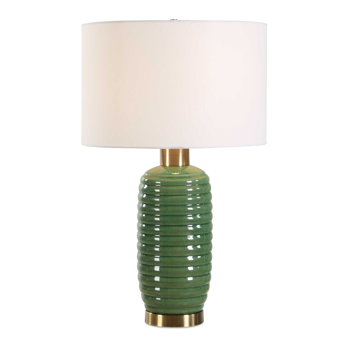 Ceramic Olive Table Lamp — ShopTheAddison