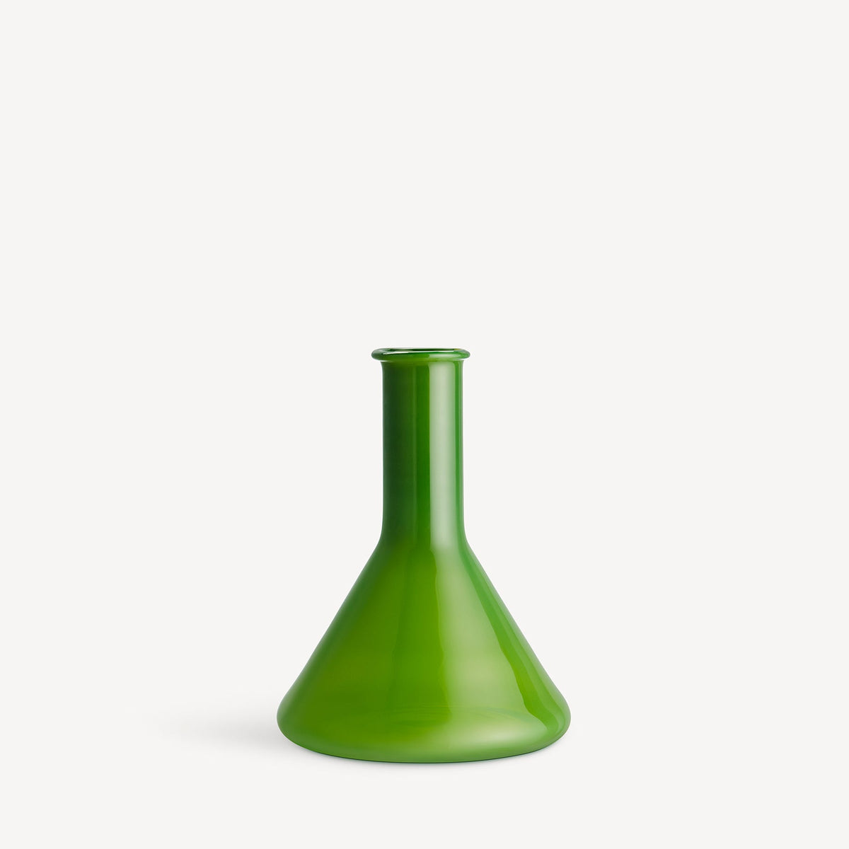 Kosta Boda Lab Measuring Flask Vase Green — ShopTheAddison