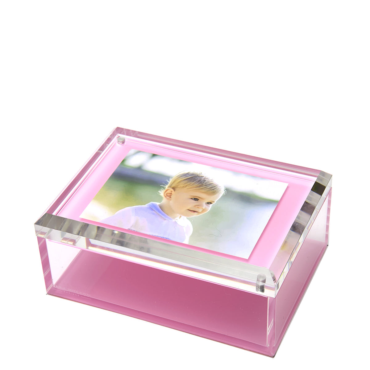 Photo Box - 5" x 7" Pastel Pink: Elegant Giftware Choice — ShopTheAddison