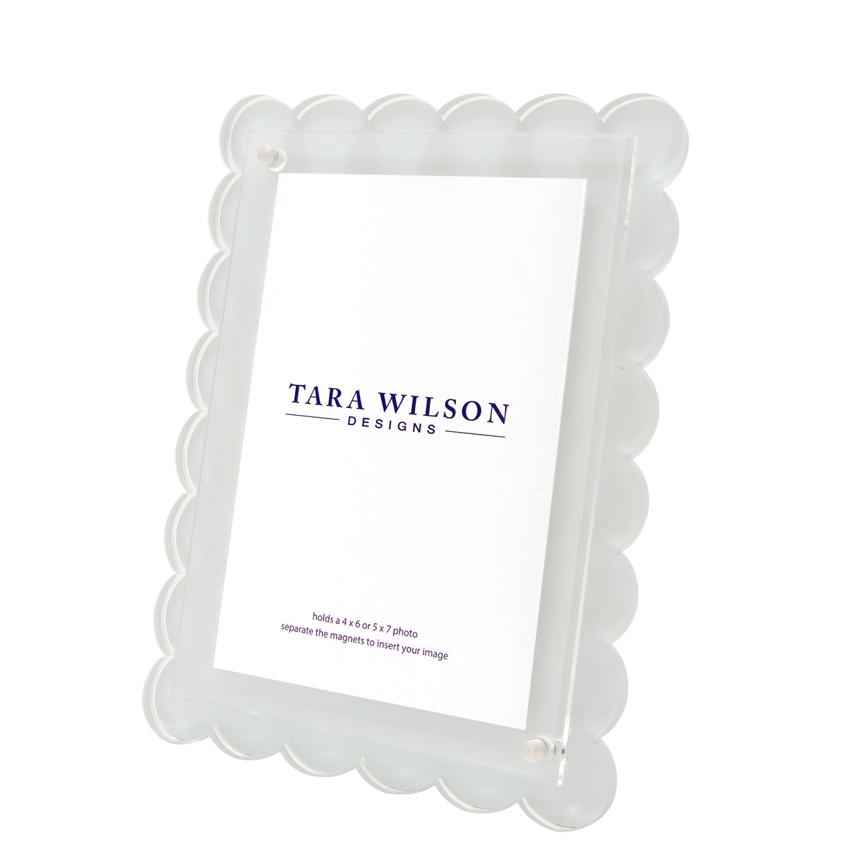 Scallop Frame - Light Grey: Elegant Photo Display | Best Prices ...