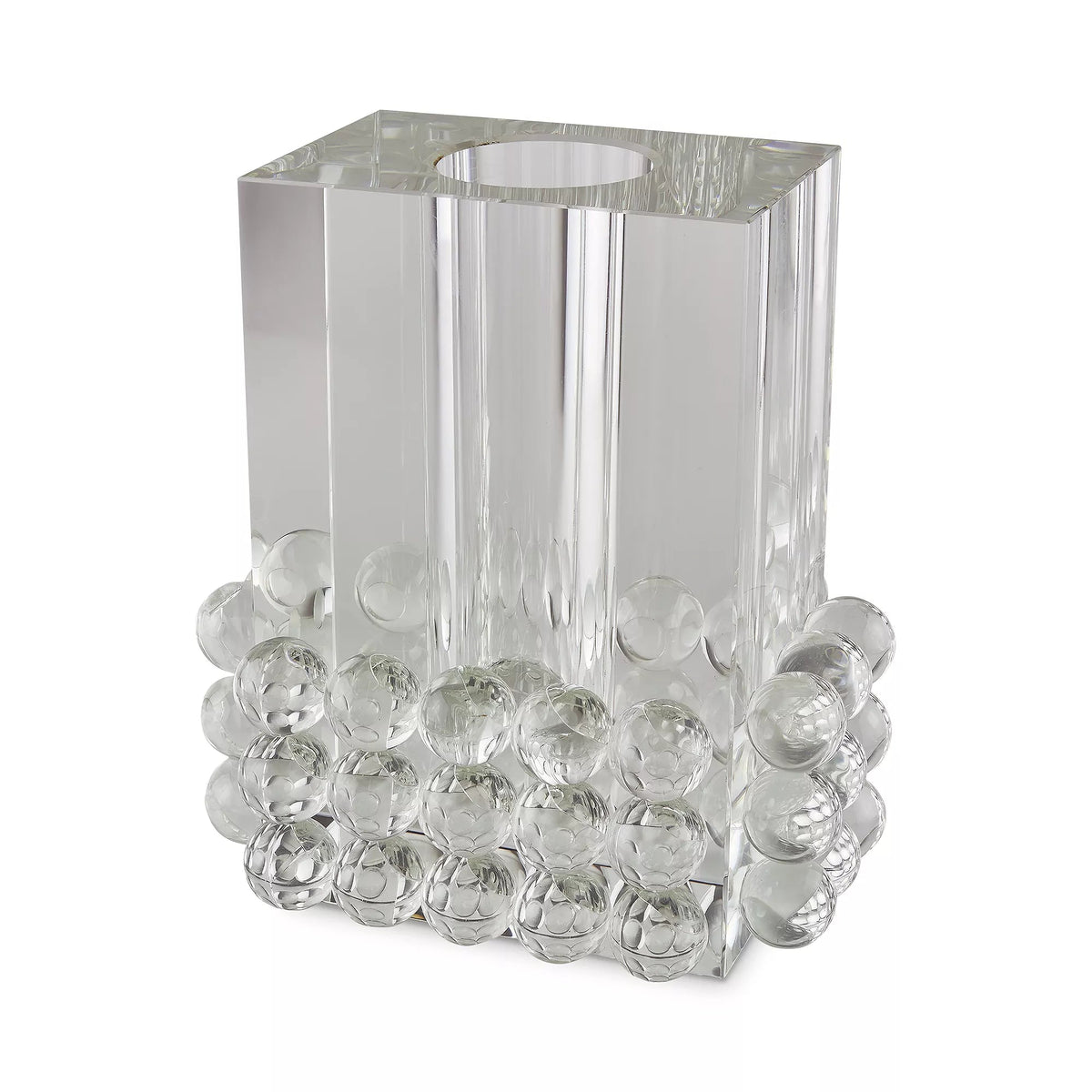 Tizo Designs Crystal Rectangle Balls Vase — ShopTheAddison