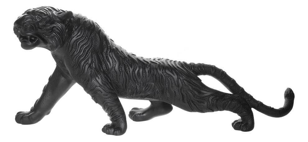 Daum Crystal Magnum Bengal Tiger - Black — ShopTheAddison