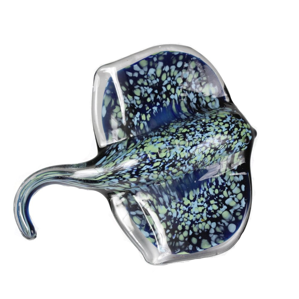Sting Ray Wall Art Large by Viz Glass 7700BIR — ShopTheAddison